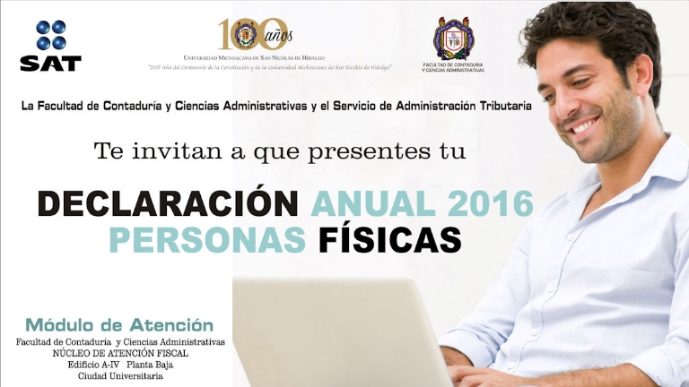 Módulo del SAT, en la Facultad de Contaduría y Ciencias Administrativas ...